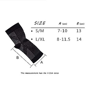 hwojjha 6 pairs Soother Socks Anti-Fatigue Compression Foot Sleeve Brace Sock - Instant Foot & Ankle Pain Relief (set C, L/XL)