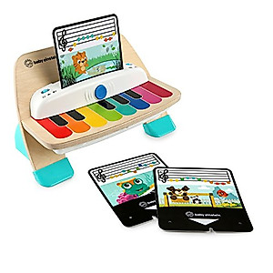 Baby Einstein and Hape Magic Touch Piano Wooden Musical Toddler Toy, Age 6 Months and Up