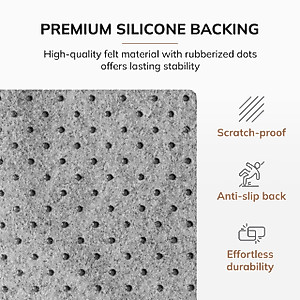 Anji Mountain Standard Bamboo Roll-Up Chairmat, 36 x 48-Inch, 8mm Thick, Dark Cherry