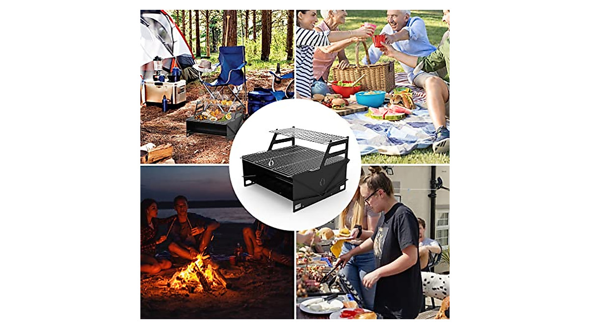 only fire Portable BBQ Grill for Outdoor Adventures