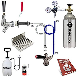 Kegco 3PUCK-5T Kegerator Kit, 1-Tap, Chrome