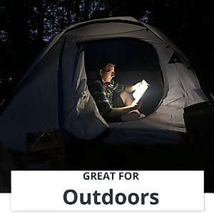 EZRED Bright NK10 ANYWEAR Neck Light for Hands-Free Lighting, Red and black