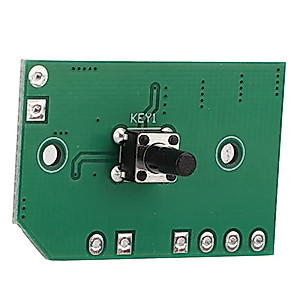 Solar Lamp Circuit Board, Overdischarge Protection Garden Lamp Control Board 2 Gears Button Switch Sensitive for 3.7V Lithium Battery