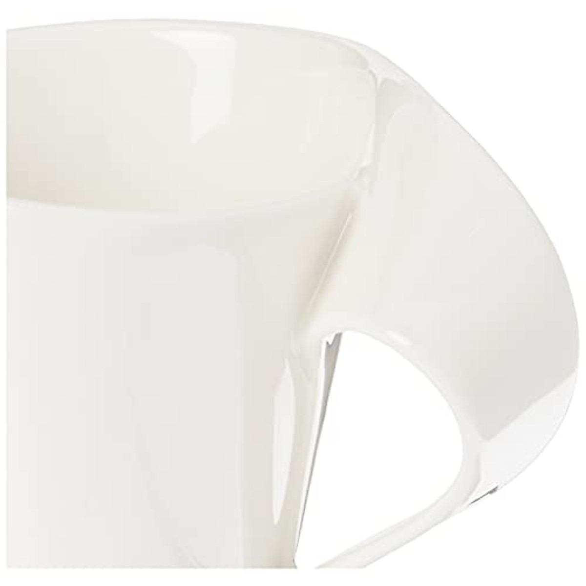 Villeroy & Boch NewWave Caffe 6-Piece Espresso Set, Set for 2, Premium Porcelain, Made in Germany, White