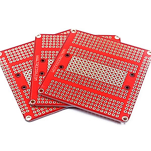 Treeidx 3pcs Expansion Board Breadboard Gold Plated Finish Proto Board PCB Compatible with Raspberry PI PICO