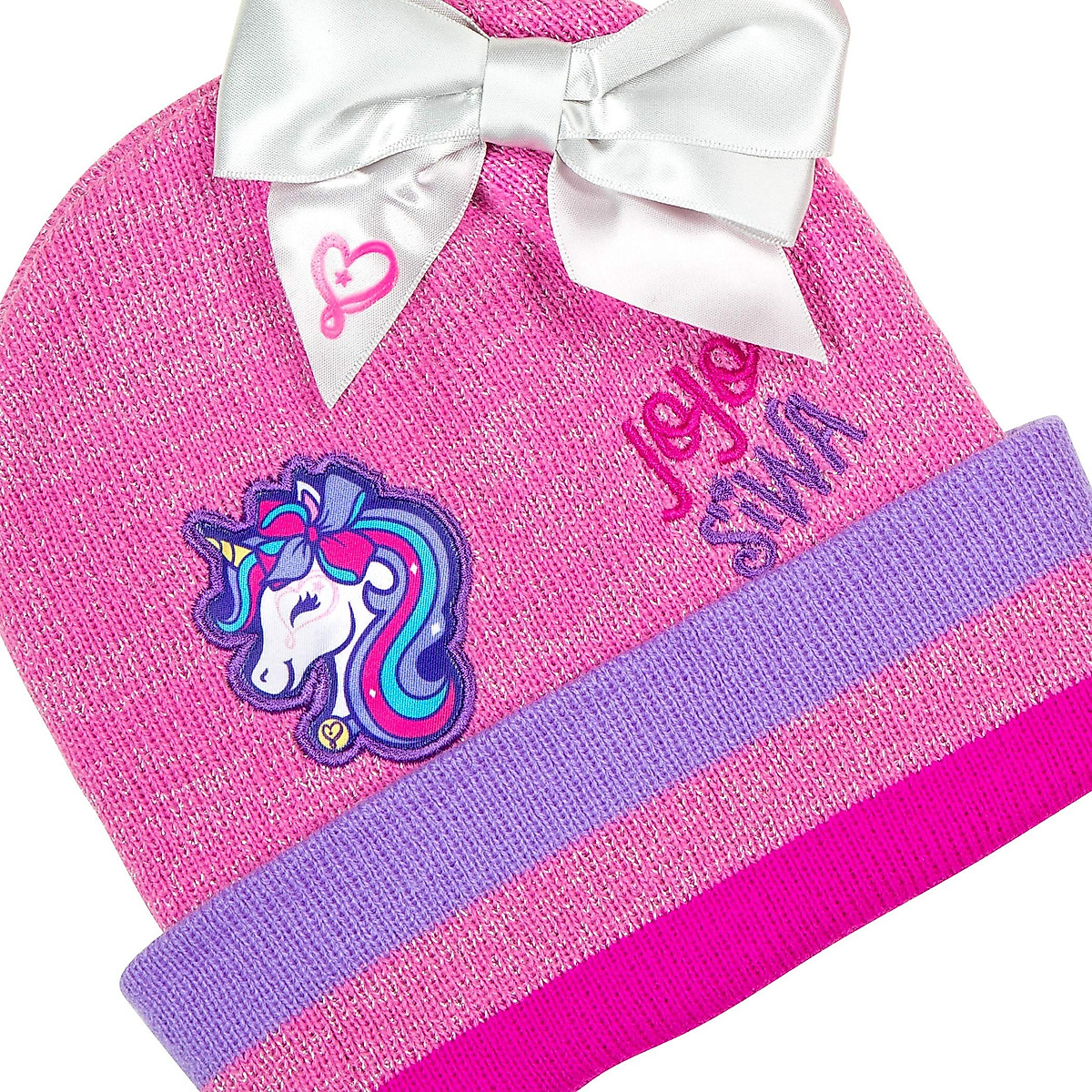Nickelodeon JoJo Siwa Girls Hat and Glove Winter Set [4014]