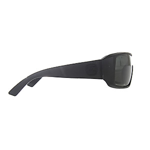 VonZipper Comsat Sunglasses,Black Satin Frame/Grey Lens,one size