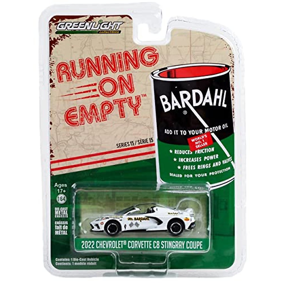 Greenlight 41150 Running on Empty Series 15 Complete Set of Six (6) Diecast Models 1:64 Scale