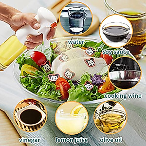 HXJV Olive Oil Sprayer for Cooking, 200ml Glass Oil Spray Bottles for Kitchen, Continuous Oil Mister Spray Bottle, Kitchen Gadgets for Air Fryer Accessories, Olive Oil Dispenser for Baking, Salad, Bbq