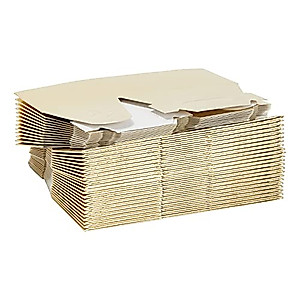 Juvale 36 Pack Small Gold Gable Boxes for Party Favors, Baby Shower, Wedding, Birthday (4 x 2.5 In)