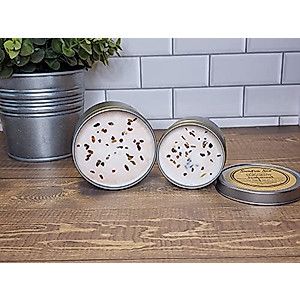 Sandra Sue Creations | Wickless Candle | All Natural | Highly Fragrant | 4oz and 8oz (White Tea & Sage, 4 oz)