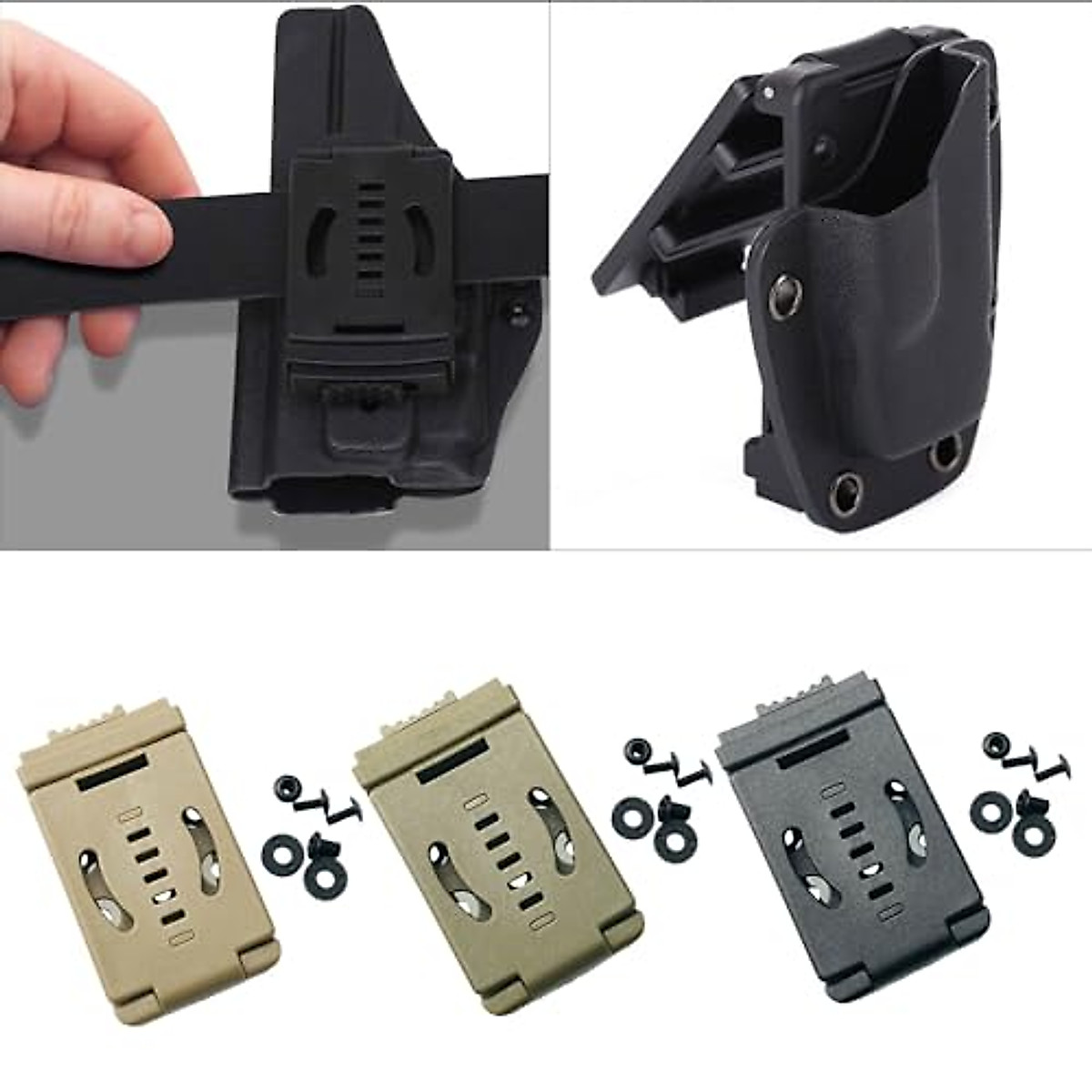 DSBAOMA Quick Open Multifunctional Waist Clip Back Clip Replacement Carrying K Sheath Clip Sheath Belt Clip