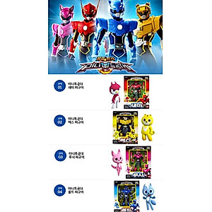 Sonokong Mini Force Volt Sammy Max Lucy Set of 4 Korean Robot Action Figures Miniforce