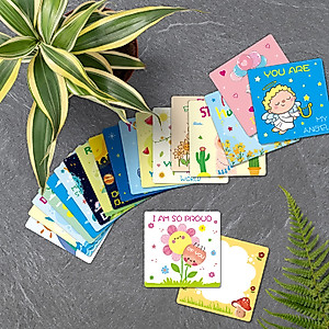 Cute Lunch Box Notes for Kids 108 Pack Funny Daily Inspirational Motivational Encouragement Thinking of You Cards for Boys and Girls Lunchbox Back to School Supplies Gifts