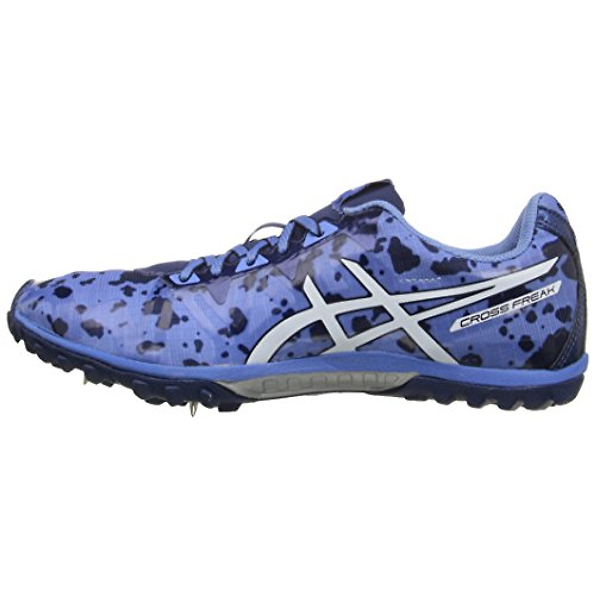 ASICS Women's Cross Freak 2 Cross Country Running Shoe, Powder Blue/White/Navy, 10 M US
