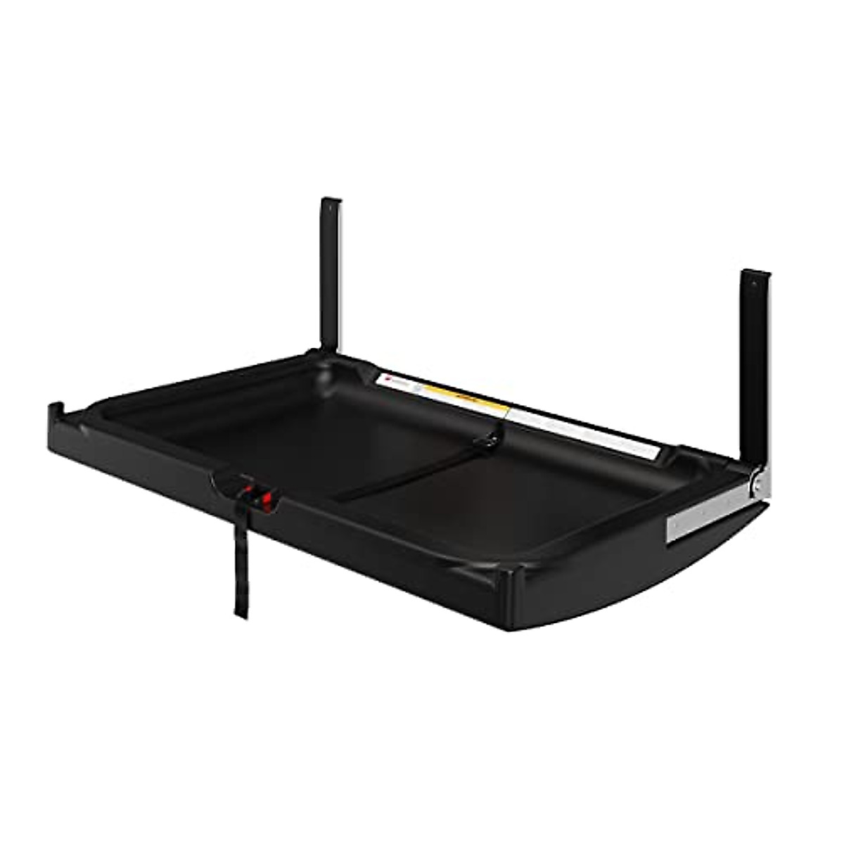 Foundations 300-EH Elements Horizontal Wall Mounted Baby Changing Station with Safety Straps for Commercial Restrooms (Black)