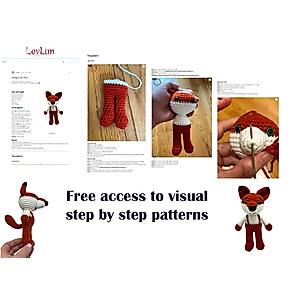 LovLim Crochet Yarn, 10x50g Soft Cotton Yarn Skeins, 1200+ Yards, for Crochet and Knitting, Free Crochet/Amigurumi Patterns, Craft DK Yarn Perfect Starter Kit (Nature)