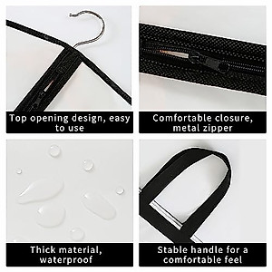 WSNIJFU Dress Garment Bag with Zip 1PC Foldable Waterproof Dustproof Wedding Evening Dress Covers Protector Bag for Wardrobe Storage and Travel (24x71 inch)