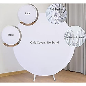 Generic Cartoon 7.5ft Round Backdrop Cover Circle Backdrop Cover for Parties Spider Super Boys Birthday Party Baby Shower Cake Dessert Table Decor Banner