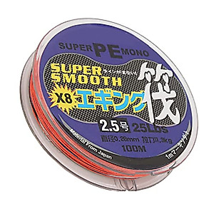 Fishing Line, High Strength PE Fishing Wire Strong Water Cutting Standard Line Diameter Long Service Life Soft for Fishing(2.5)