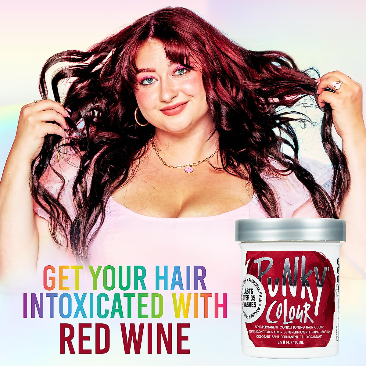 Punky Red Wine Semi Permanent Conditioning Hair Color, 3.5oz