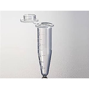 TYQILIN 1.5ml Microcentrifuge Tube with Snap Cap, Polypropylene Graduated, Natural (Pack of 500)