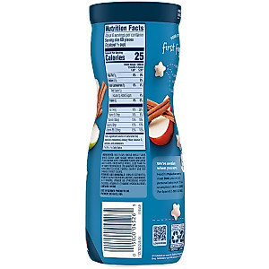 Gerber Graduates Puffs Cereal Snack, Apple Cinnamon, 1.48 Ounce