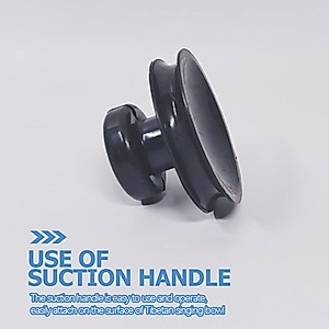 VANZACK Singing Bowl Replacement Part 2pcs Buddha Sound Bowl Lifting Handles Replacement Suction Cups for Singing Bowl Suction Cup Handle