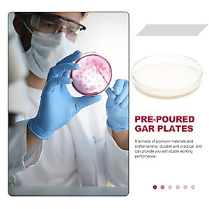 SOLUSTRE 10pcs Nutrient Agar Plate Petri Dish Petri Dish with Lid Agar Plates Culture Plate
