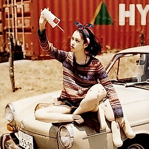 DRESHOW Twist Bow Wire Headbands Vintage Head Wrap Rabbit ear Wired Hairbands Hair Holder Hair Accessory for Women and Girls 6 Pack