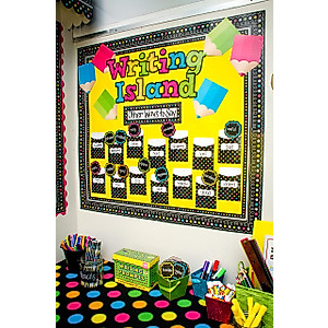 Teacher Created Resources Chalkboard Brights Labels (TCR20871) and Mini Accents (5620)
