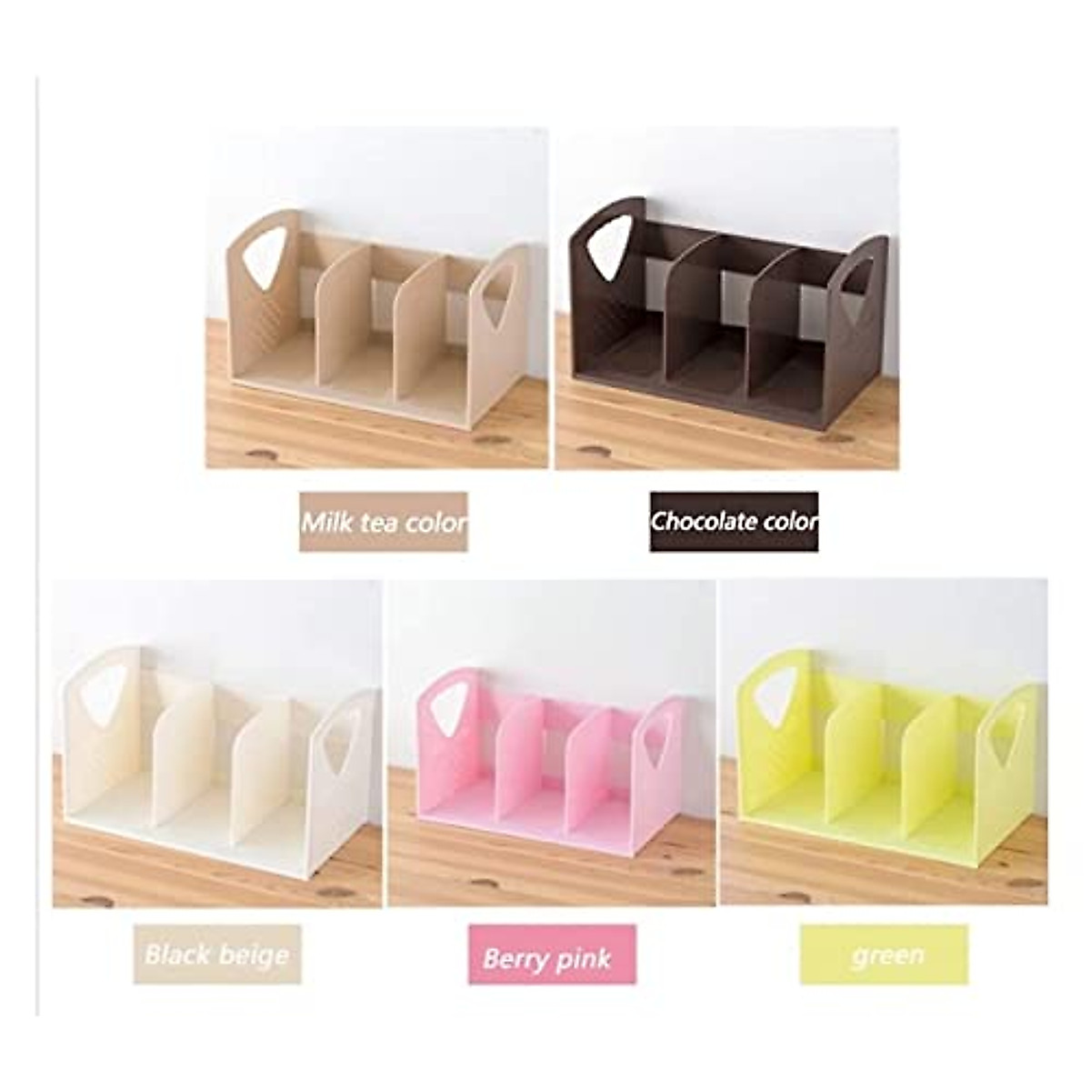 Book Ends Book Ends Plastic Bookend, Organize Office bookends, Fixed Bookends, Storage Bookends, Suitable Office, Desk, Living Room Book Ends. Durable and Stylish bookends Bookends (Color : OneColor