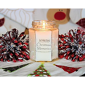 Just Makes Scents 3 Pack - Christmas Memories (Cinnamon, Clove & Vanilla) Blended Soy Candle