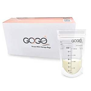 300 CT (5 Pack of 60 Bags) JUMBO Value Pack Breastfeeding Breastmilk Storage Bags - 7 OZ, EACH PRE-STERILIZED By Gamma Ray, BPA Free, Leak Proof Storing Double Zipper Seal, Self Standing, for Refrigeration and Freezing - Only at Amazon