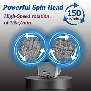 Electric Mop Head Compatible with Dyson V11 V10 V8 V7 Cordless Stick Vacuum Cleaner, Hardwood Floor Attachment wet and dry dual-use