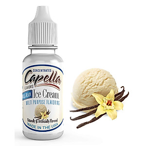 Capella Flavor Drops Vanilla Bean Ice Cream Concentrate 13ml