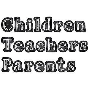 CTP Chalkboard Punch-Out Letters for Classroom – Essential Homeschool Supplies – Top Back to School Supplies Creative Teaching Press