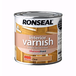 Ronseal Interior Varnish Gloss 250ml, Clear