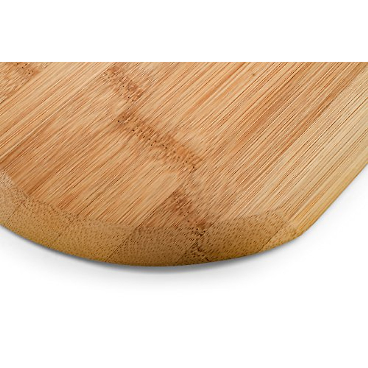 Camco Bamboo Pizza Peel, Charcuterie with Handle - Pizza & Bread Serving or Baking Board | Cutting Board & Serving Tray for Fruit, Vegetables and Cheese - (53000)