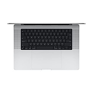 Late 2021 Apple MacBook Pro with Apple M1 Pro chip 10-core CPU (16 inch, 16GB RAM, 512GB SSD Storage) (QWERTY English) Silver (Renewed Premium)