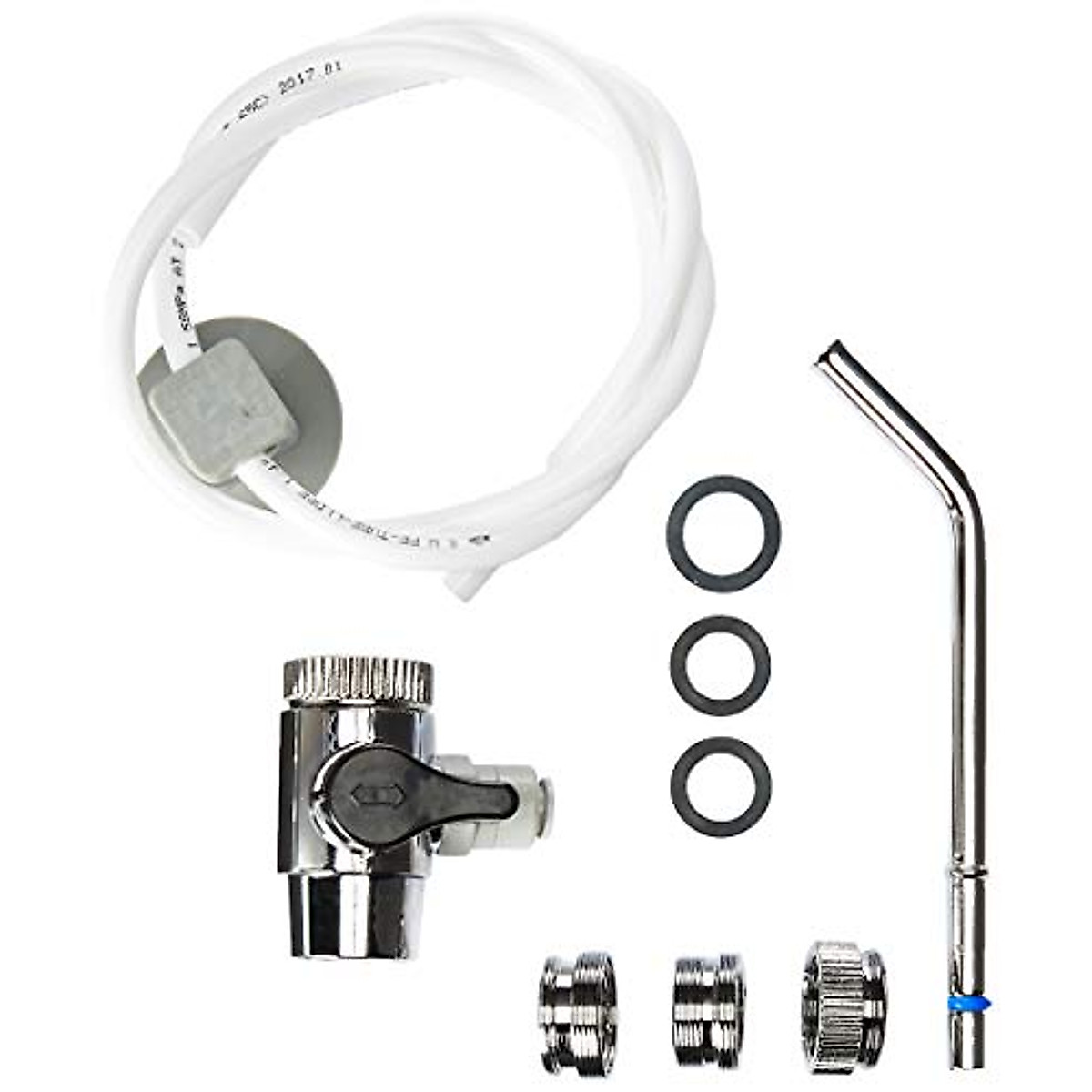 Brondell H625 Pearl Countertop Water Filter System for Kitchen Sinks, Carbon Block Filtration System and Dispenser Attaches to Faucet, 6-Month Filter Lifespan, White