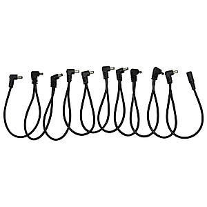 Pig Hog Power Kit - 9 Volt Effect Pedalboard Power Supply + 10 Spot Daisy Chain