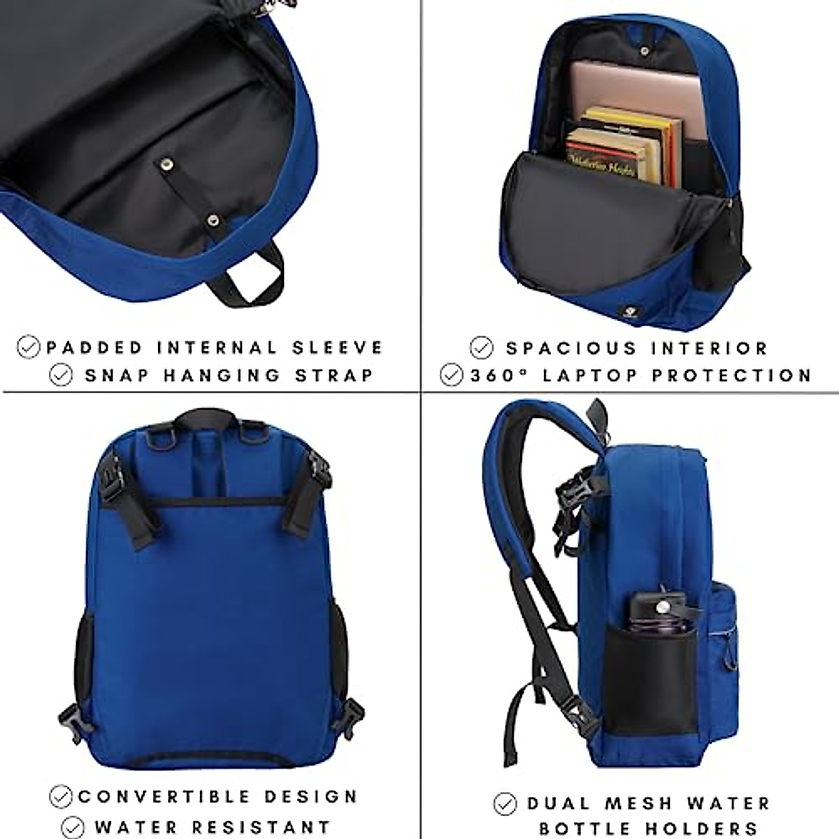 Fenrici Adaptive Backpack for Girls, Boys for All Abilities and Ages; Wheelchair Backpack with Adaptive Design; Perfect for Travel, School, and Everyday Adventure, Navy