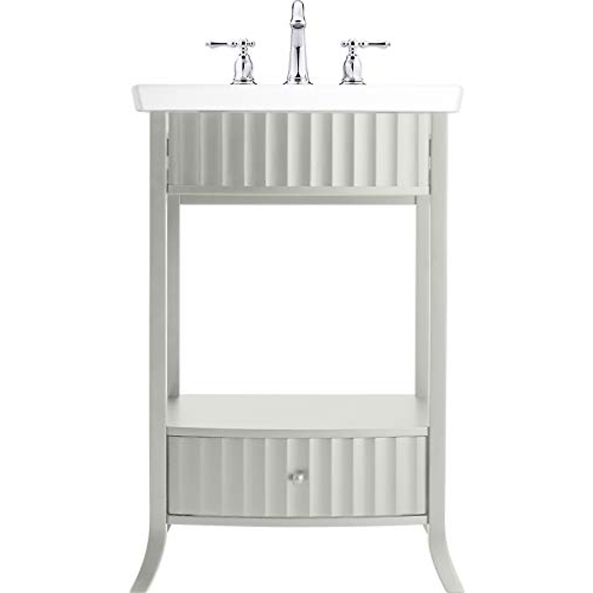 Kohler 13491-4-CP Kelston Bathroom Sink Faucet Centerset and Widespread, 3.25 x 13.50 x 20.25 inches, Polished Chrome