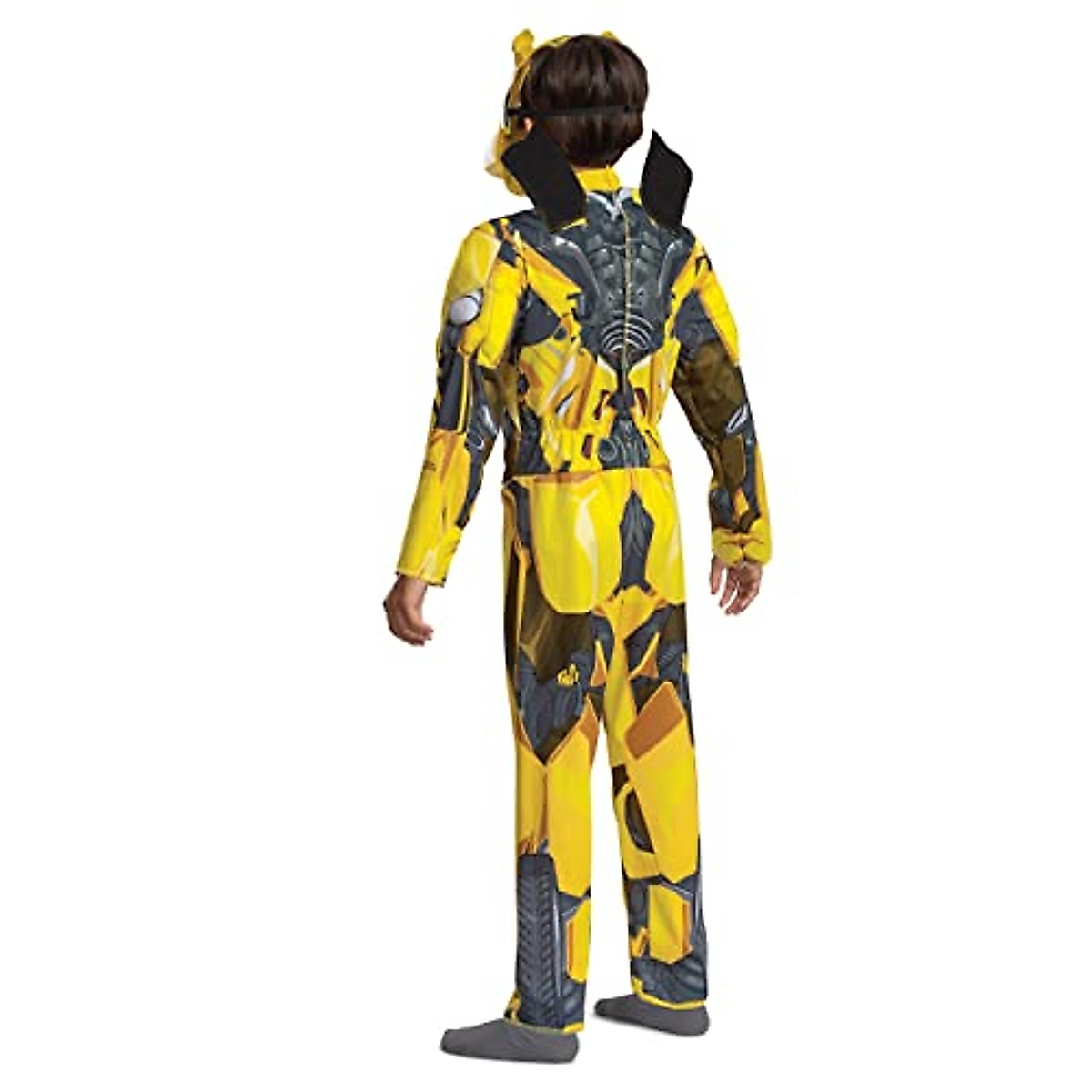 Disguise Bumblebee Muscle Costume for Kids, Official Transformers Rise of the Beasts Padded Costume and Mask, Size (7-8)