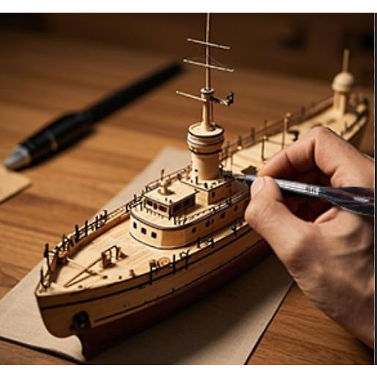 Transon Artist Detail Paint Brushes with Case 15pces for Model Miniature Painting