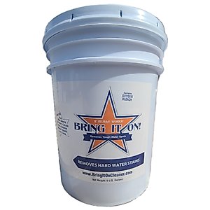 Bring It On Cleaner Hard Water Spot Remover 5 Gallon Pail | Industrial, Commercial, Janitorial | Shower Door Cleaner | Glass, Tile, Fiber Glass