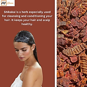 mGanna 100% Pure Shikakai/Acacia Concinna Powder for Hair Care | Natural Hair Cleanser & Conditioner 0.50 LBS / 227 GMS / 8 Oz