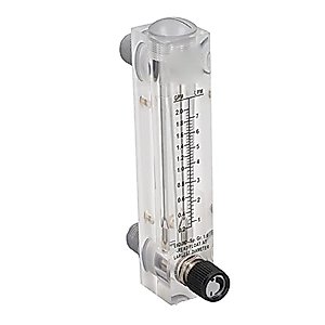 Panel Type Flow Meter, Acrylic Easy Installation Liquid Flowmeter Tester 4% Accuracy Durable Transparent for Control