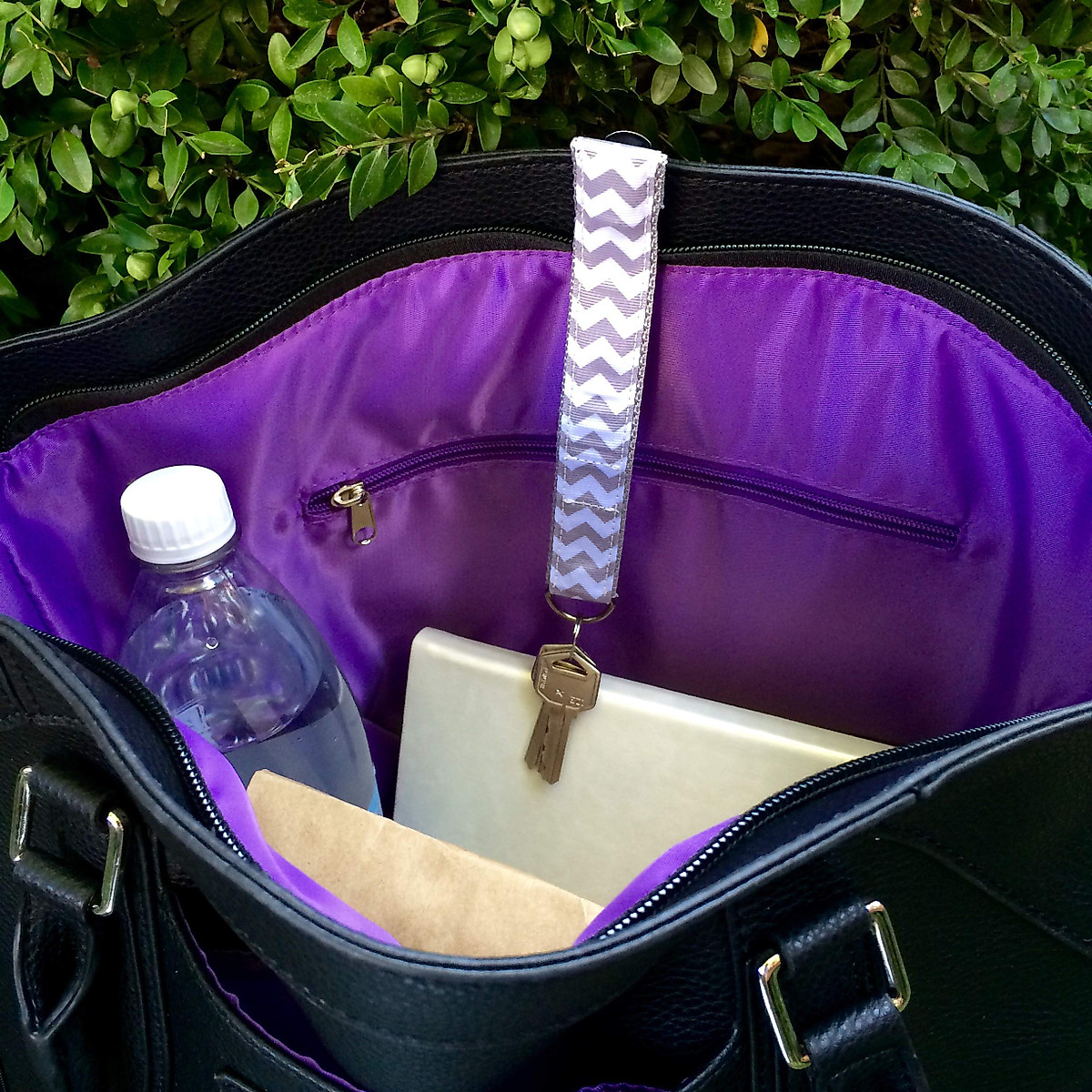 LatchPal Hands-Free Nursing Clip - Holds up Clothing to Make Breastfeeding and Pumping Easier, an Ideal Nursing Cover Accessory, Gray Chevron Pattern